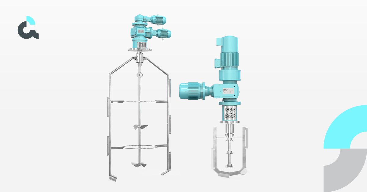 Coaxial anchor agitator - Counter-rotation NC(T)